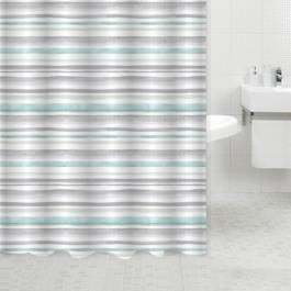 Κουρτίνα Μπάνιου Με 12 Κρίκους 831203 180x180cm 90gsm Multi Ankor ...