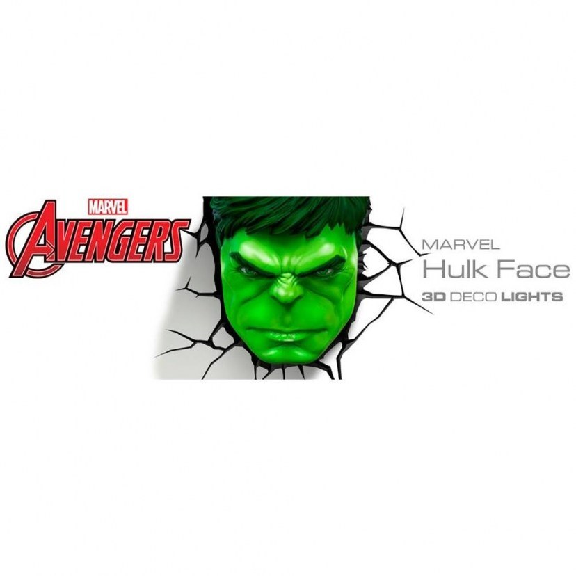 hulk face wall light