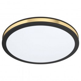 Φωτιστικό Οροφής-Πλαφονιέρα Led Pescaito 99406 Ø280 3000K Black-Gold ...