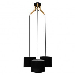 Φωτιστικό Οροφής Ramson 01525 3xΕ27 Φ67x65cm Black GloboStar - designdrops