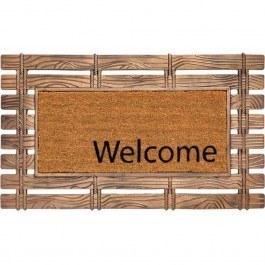 Πατάκι Εισόδου Barracuda Welcome 002 45x75cm Beige Sdim - designdrops